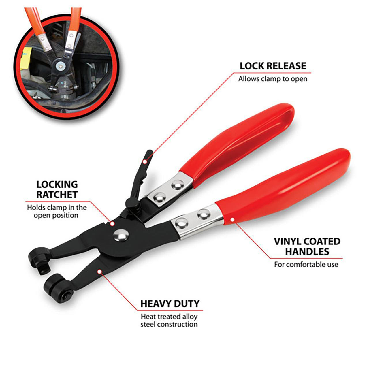 Performance Tool Hose Clamp Pliers | Midwest Technology
