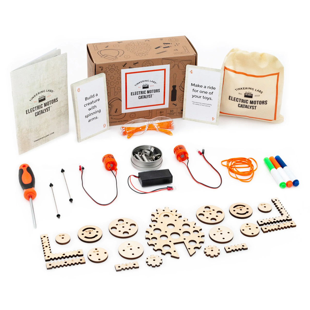 Tinkering Labs Electric Motors Catalyst Kit - Midwest Technology Products