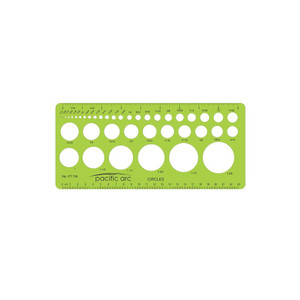 Pacific Arc Circle Radius Master Template - Midwest Technology Products