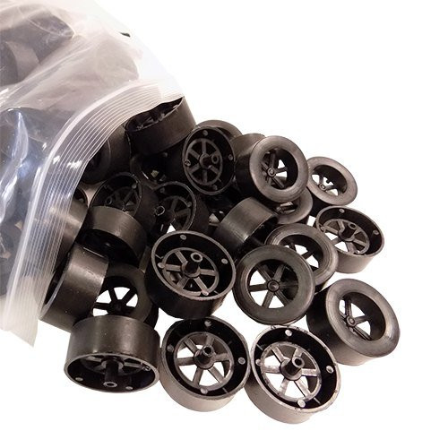 Rear Dragster Wheels, Black | Midwest Technology