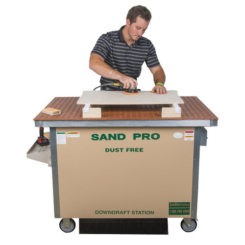 SandMan Sand Pro Downdraft Sanding Station, Economy Wood Model, 60 ...