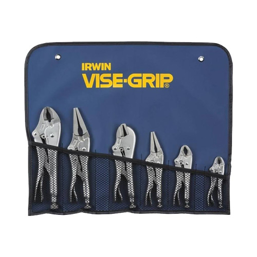 Vise-Grip The Original Locking Pliers, 6-Piece Set w/Pouch - Midwest ...