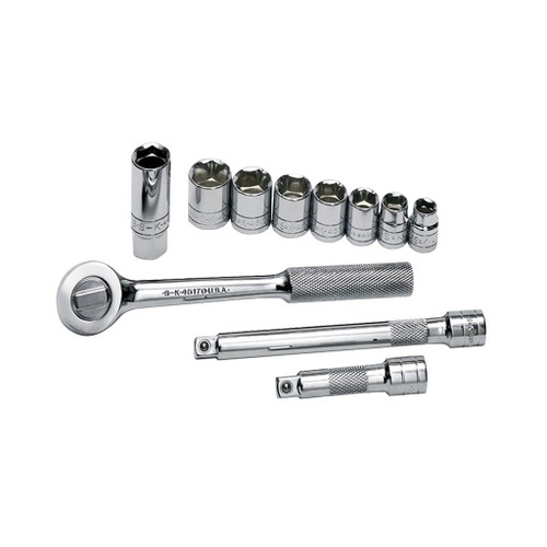 S K 3 8 Drive 6 Point Standard SAE Socket Set 11 Piece