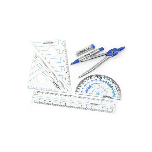 Westcott 6-Piece Geometry Set - Midwest Technology Products