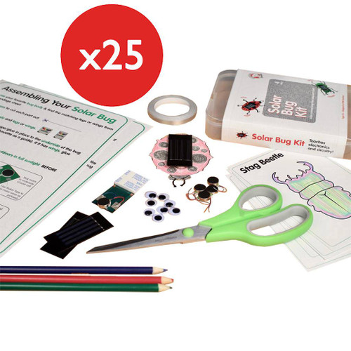 Brown Dog Gadgets Solar Bug 2.0, 25-Pack | Midwest Technology