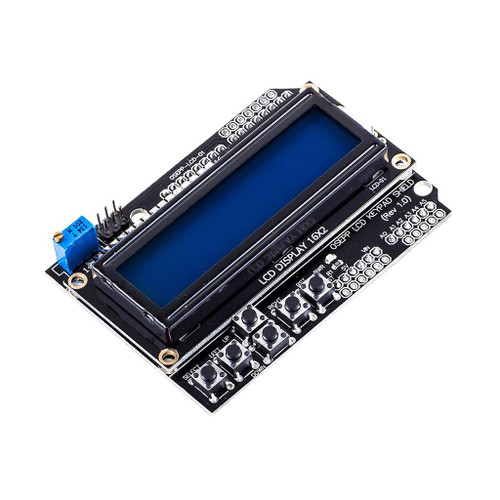 OSEPP 16 x 2 LCD Display & Keypad Shield - Midwest Technology Products
