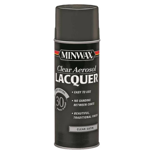 Minwax Satin Clear Lacquer, 11.5 oz. | Midwest Technology