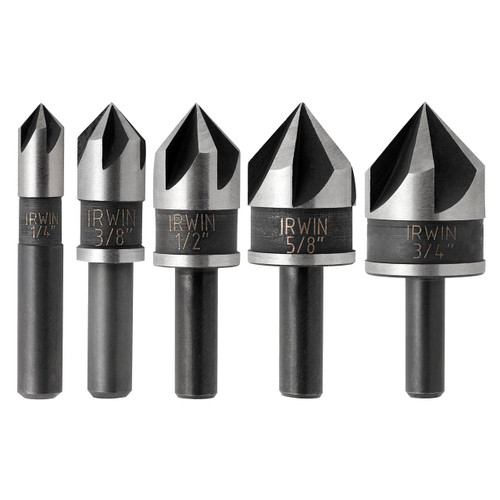 Irwin Countersink Bit Set, 5-Piece | Midwest Technology
