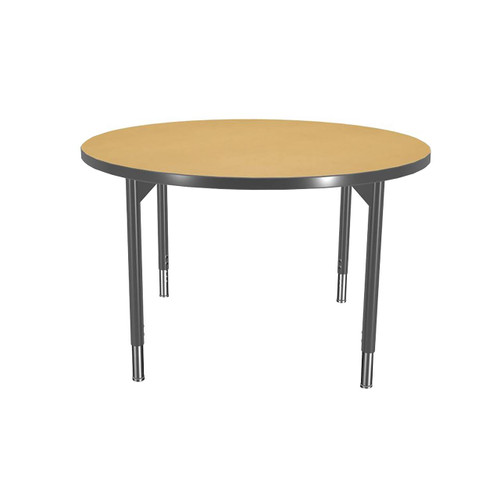 MooreCo Adjustable Round Table | Midwest Technology