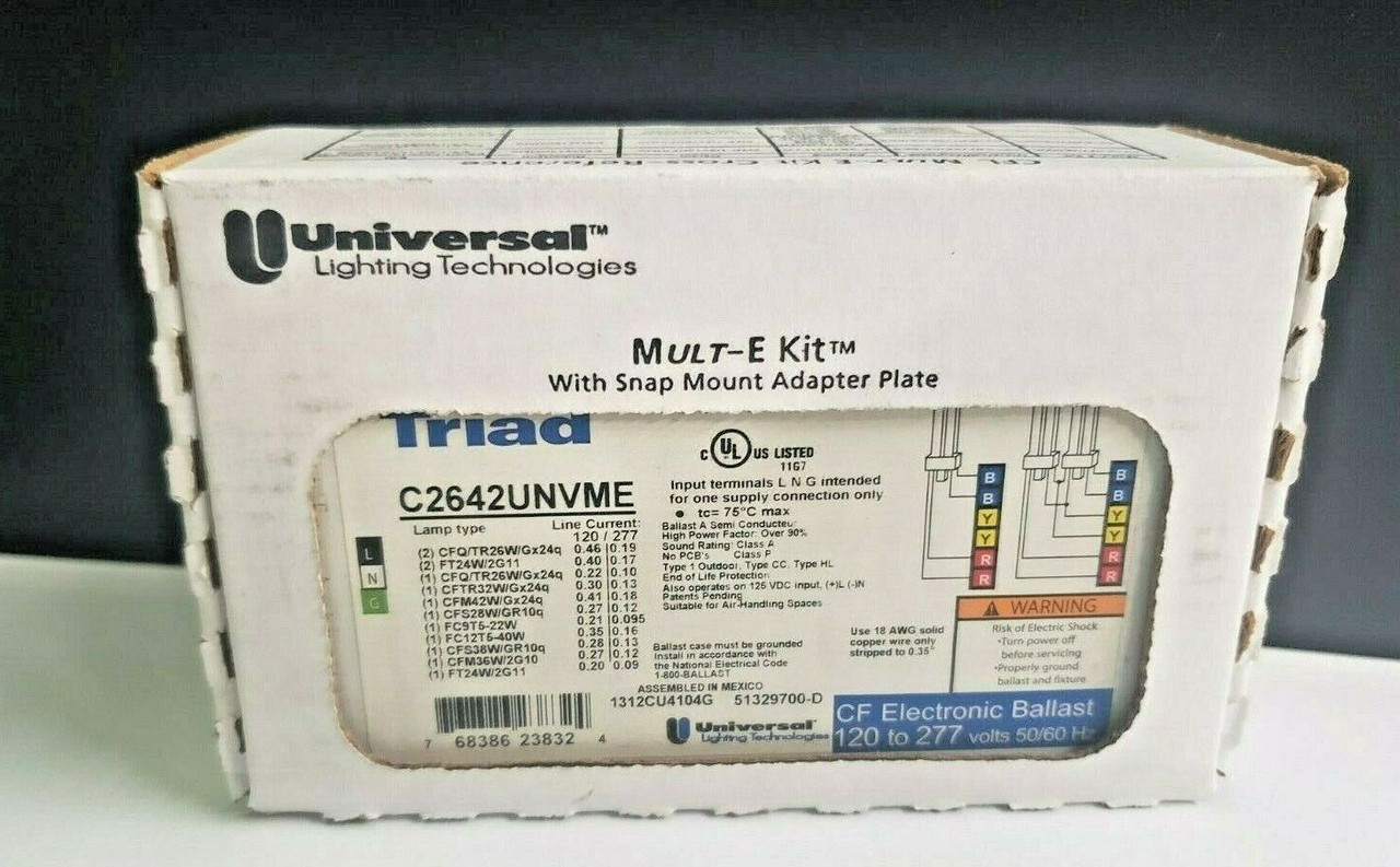 C2642UNVME Triad Universal Electronic Ballast - ADLSupply.com