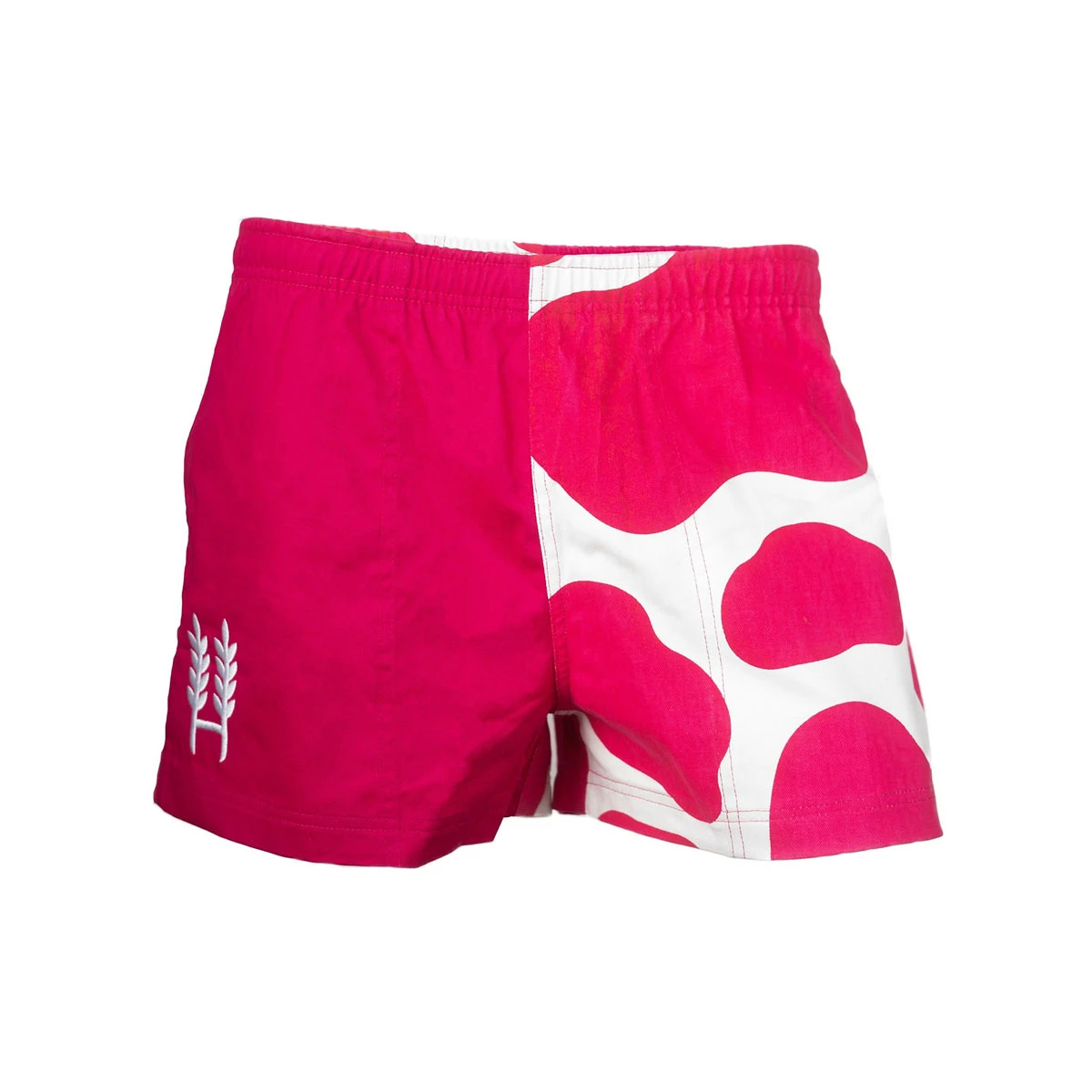Hexby Unisex Harlequin Shorts - Red/Black | Charlies