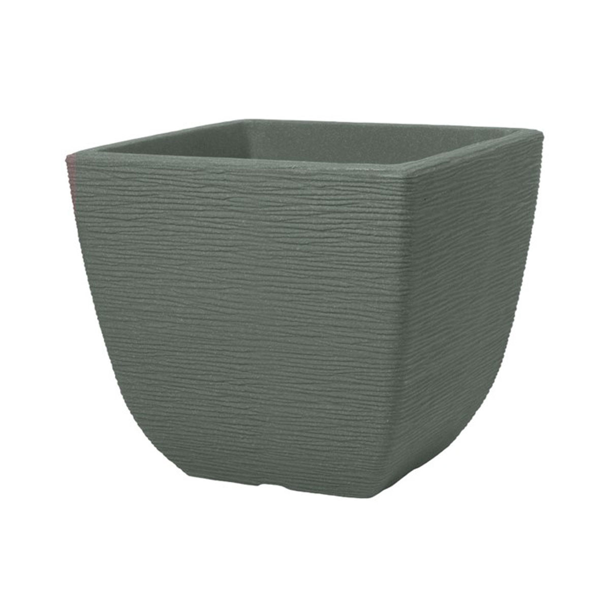 Stewart Garden Cotswold Square Planter, Millstone Grey - 32cm | Charlies