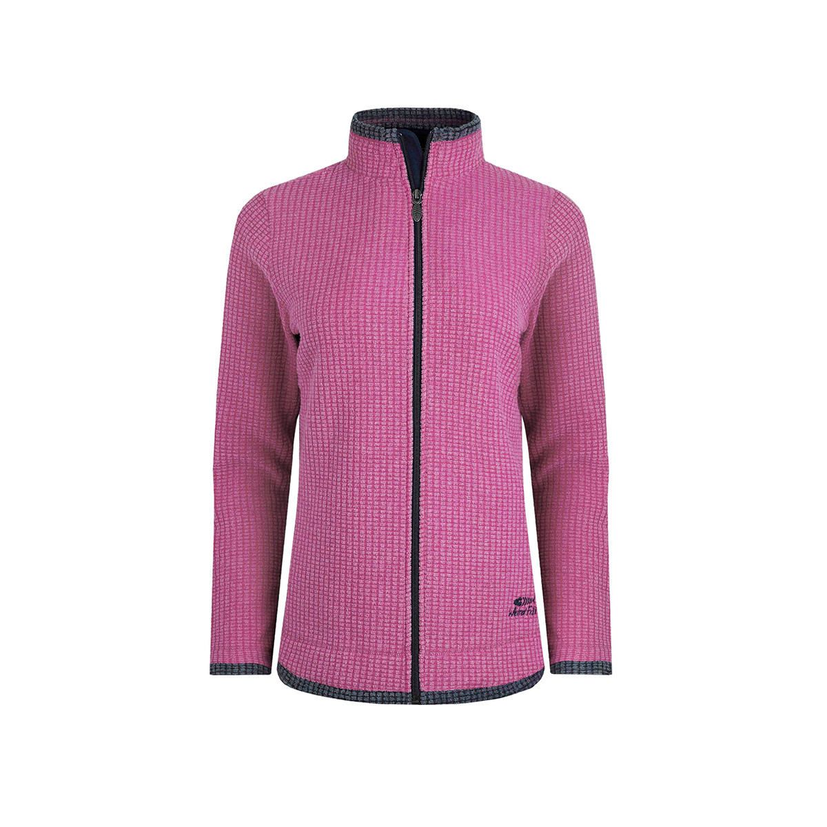 Weird Fish Women’s Ariana Full Zip Fleece – Dark Raspberry | Charlies