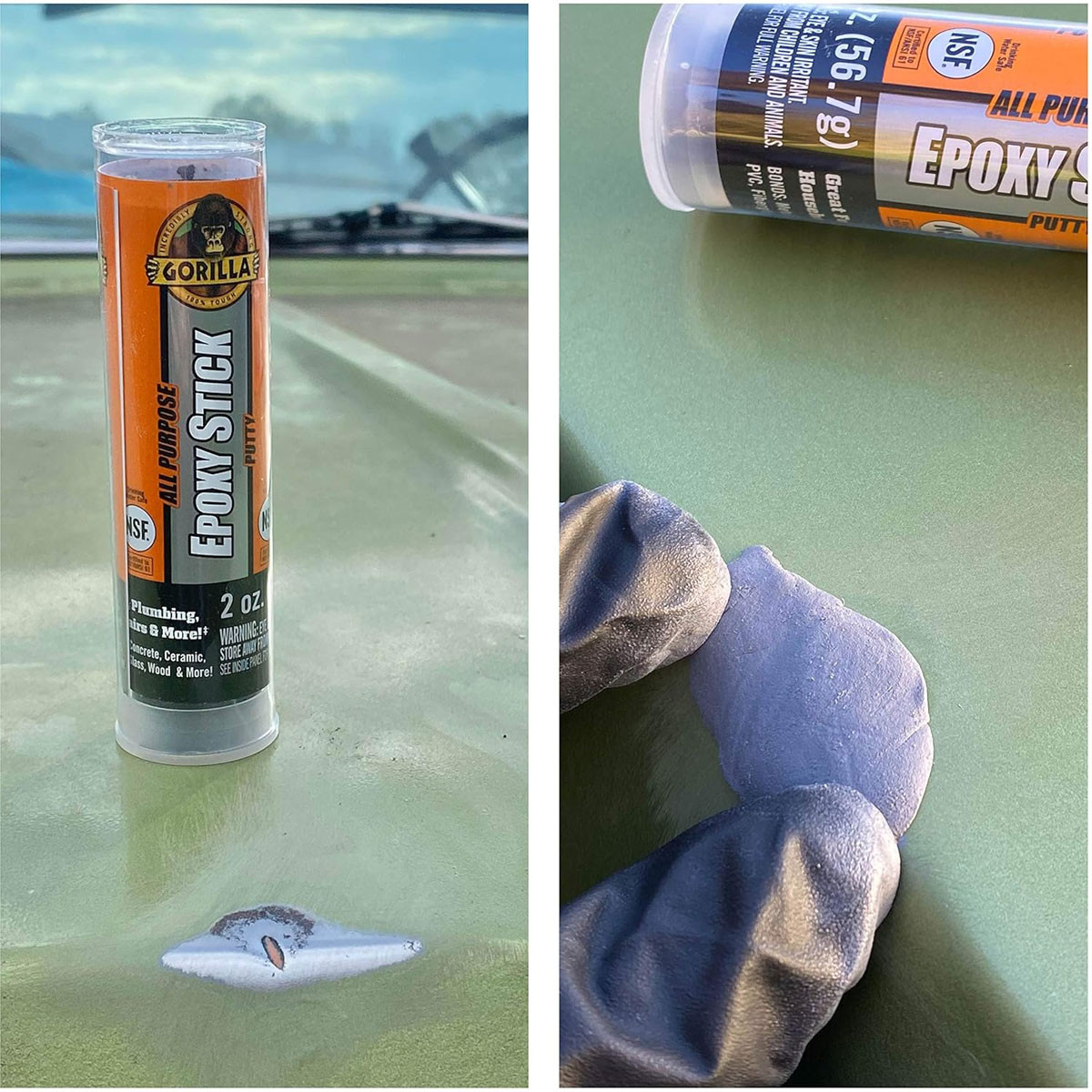 Gorilla All Purpose Epoxy Stick Putty - 56.7g | Charlies
