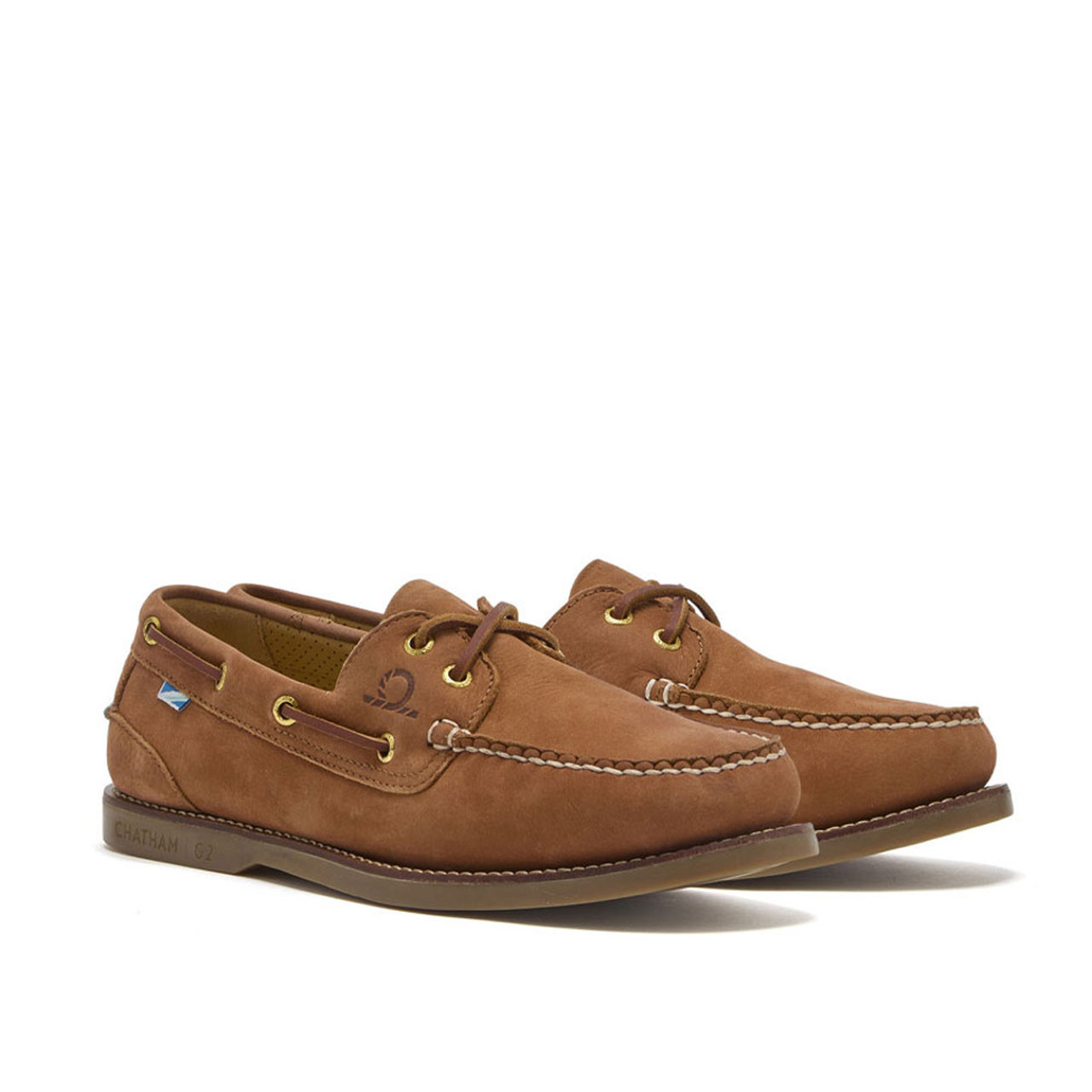 Chatham Men's Lyme G2 Boat Shoe - Tan | Charlies