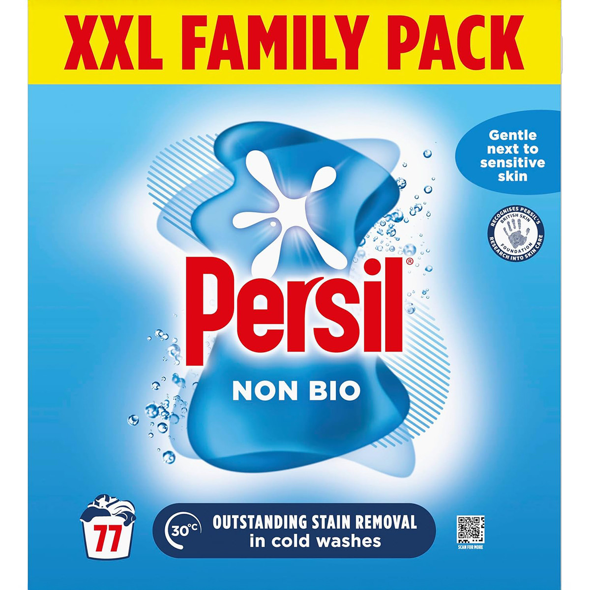 Persil Non-Bio Washing Powder - 77 Washes | Charlies