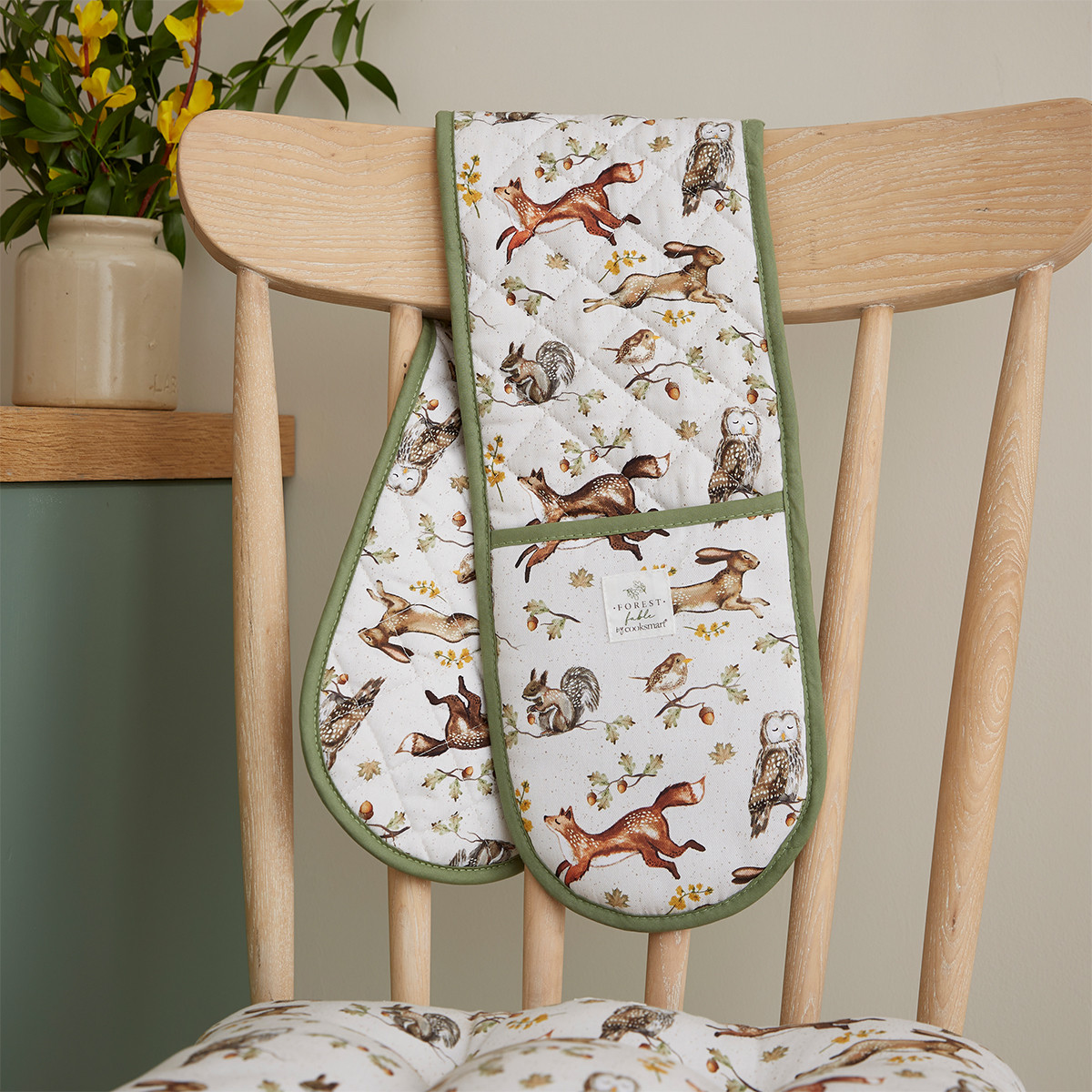 Cooksmart Forest Fable Double Oven Gloves | Charlies