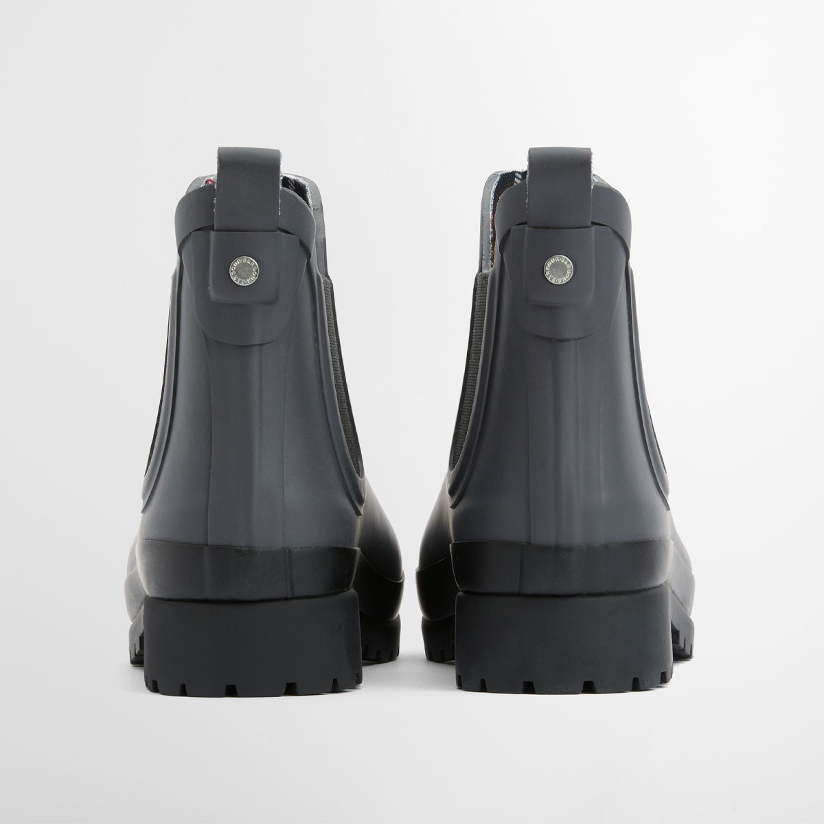 Barbour Women's Mallow Short Ankle Wellington Boots - Charcoal/Black ...