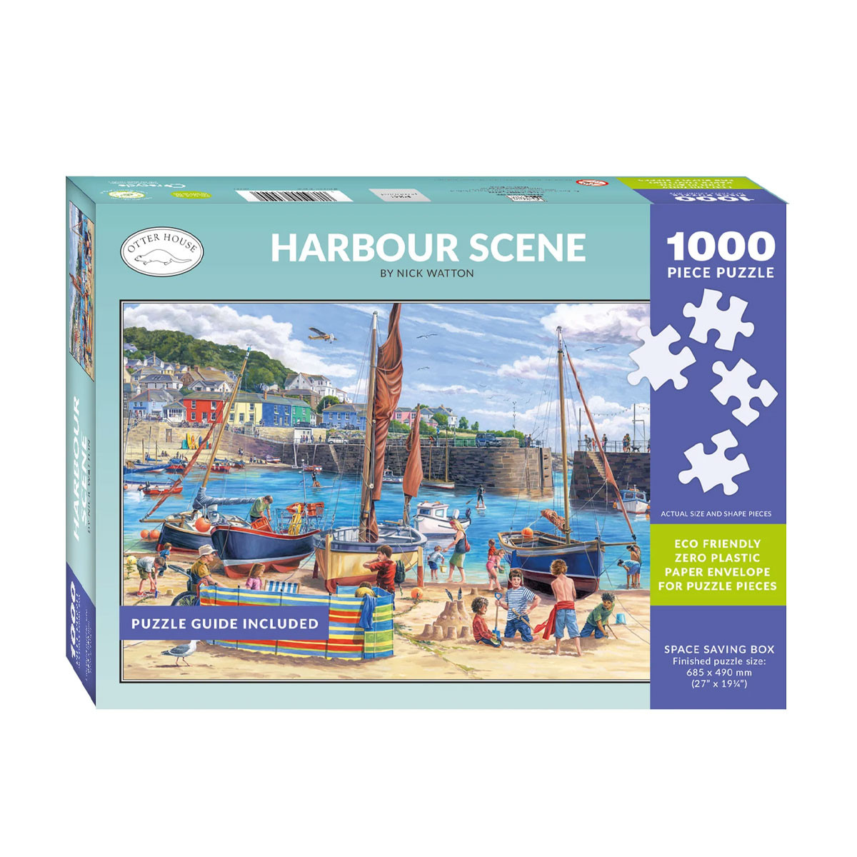 Otter House Harbour Scene Jigsaw Puzzle - 1000 Piece | Charlies