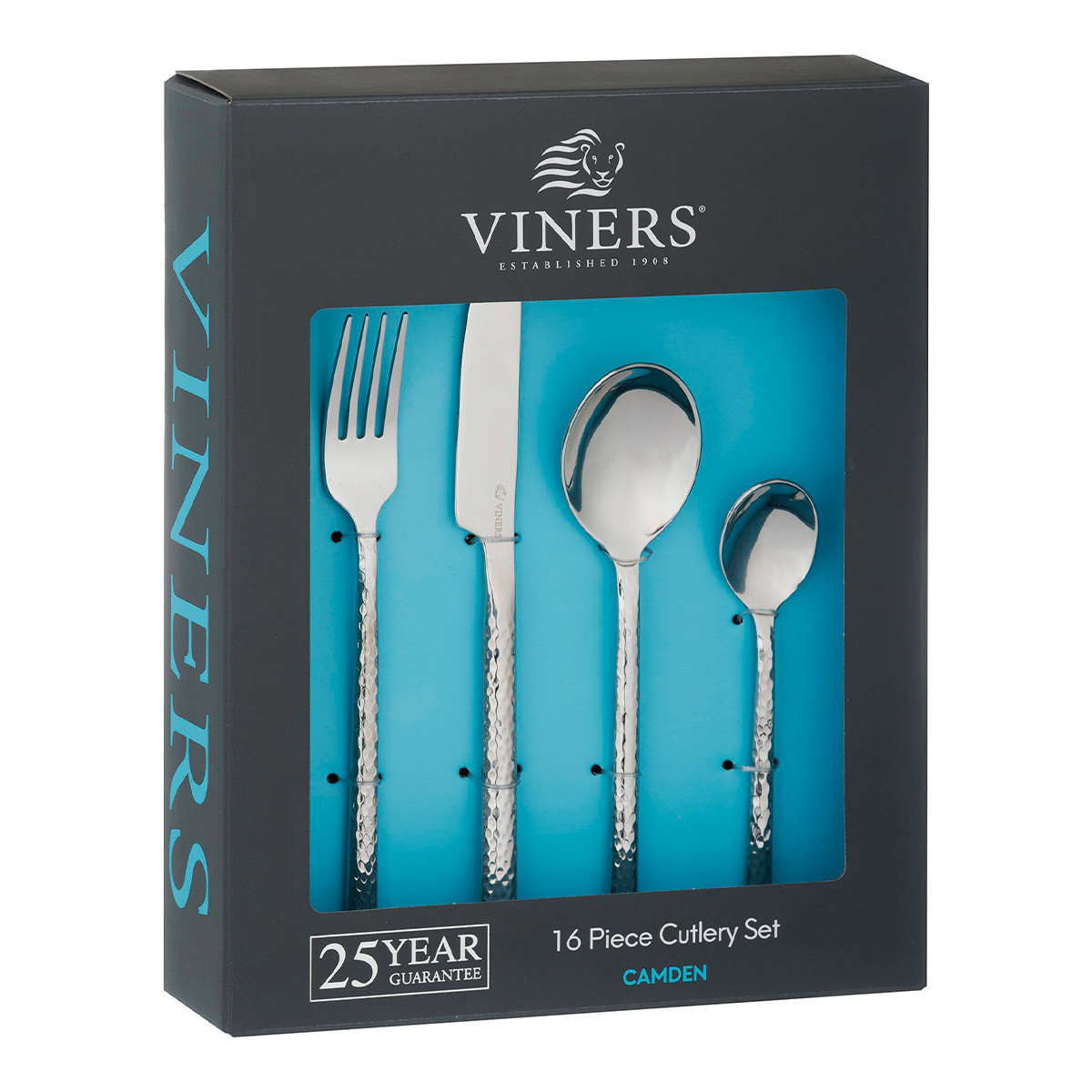 Viners Camden 18/0 Stainless Steel Cutlery Set, Silver - 16 Piece ...