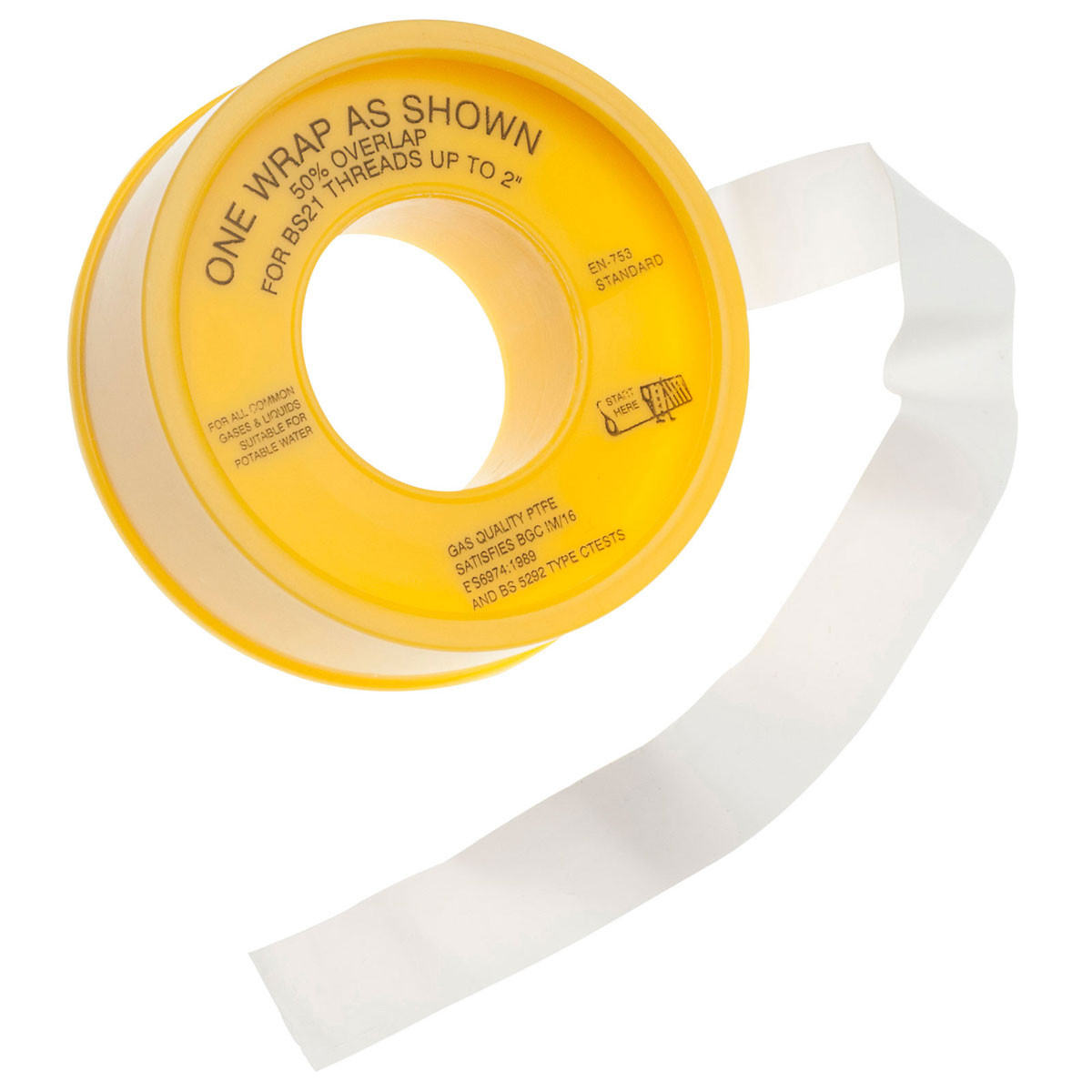 Ultratape Gas PTFE Thread Sealing Tape - 12mm x 5m | Charlies