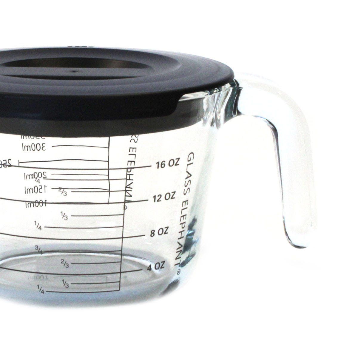 Glass Measuring Jug with Lid - 500ml | Charlies