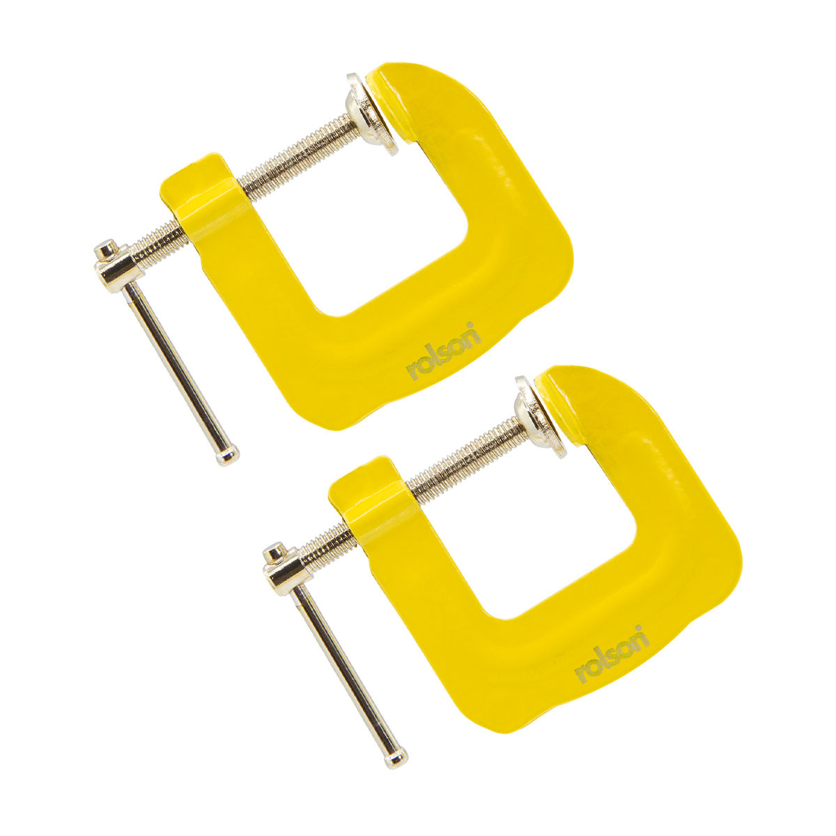 Rolson 25mm Steel G-Clamp Set - 2 Pack | Charlies