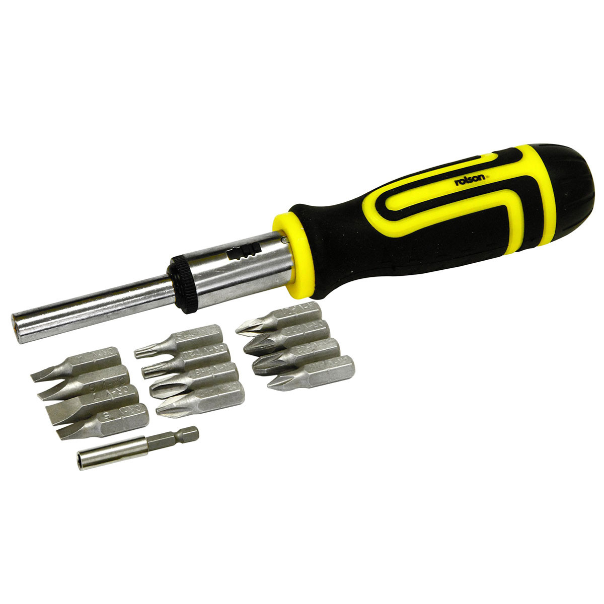 Rolson 14-in-1 Ratchet Screwdriver & Bit Set | Charlies