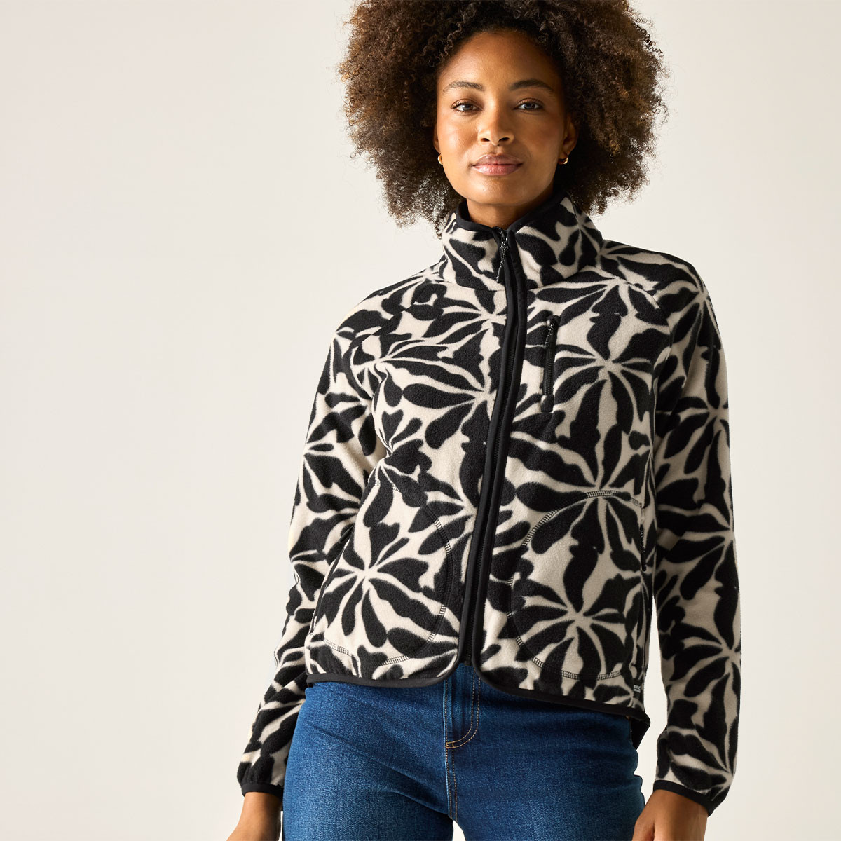 Regatta Women's Frankie Full Zip Fleece - Abstract Floral | Charlies