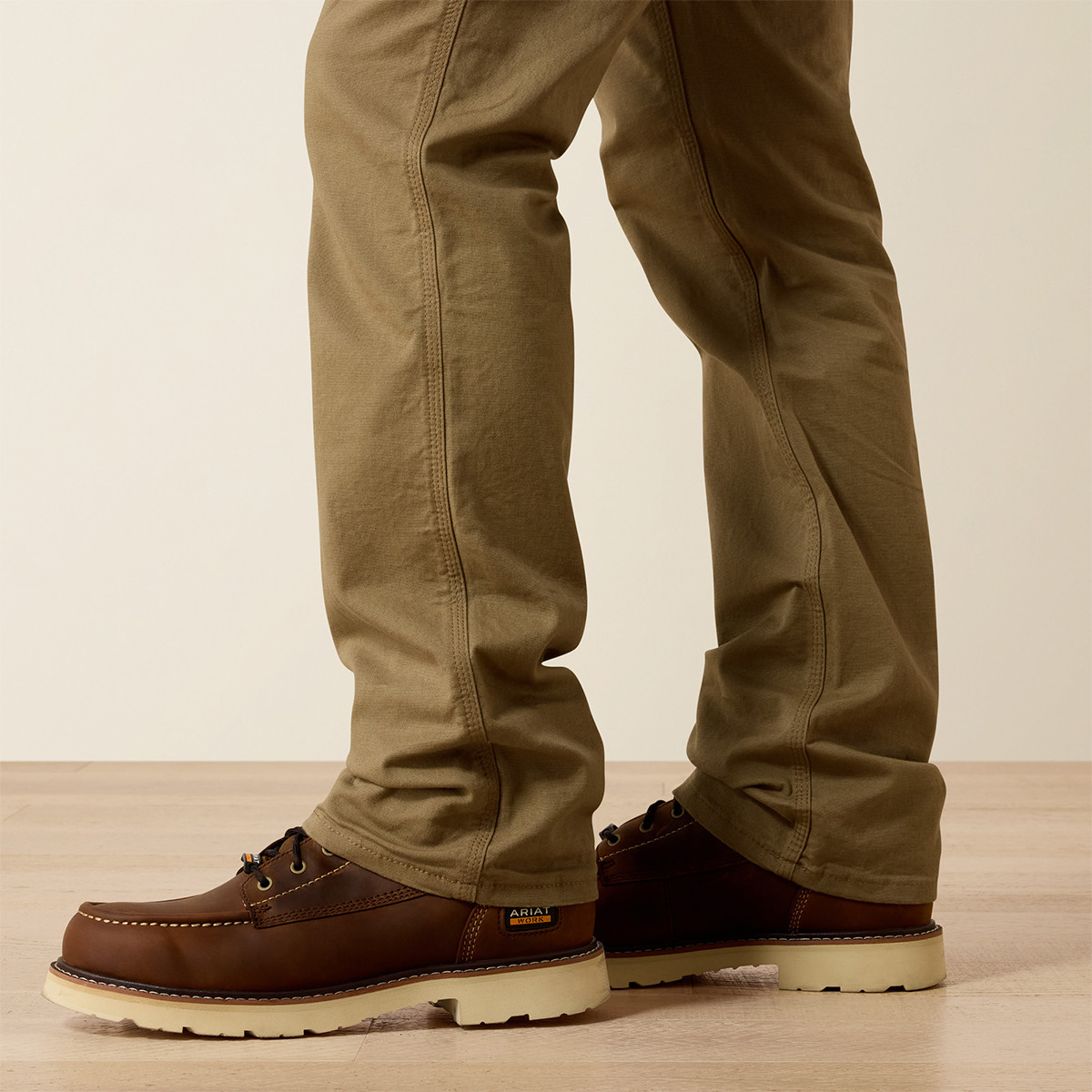 Ariat Men's Rebar M7 Made Tough Straight Trousers - Khaki | Charlies