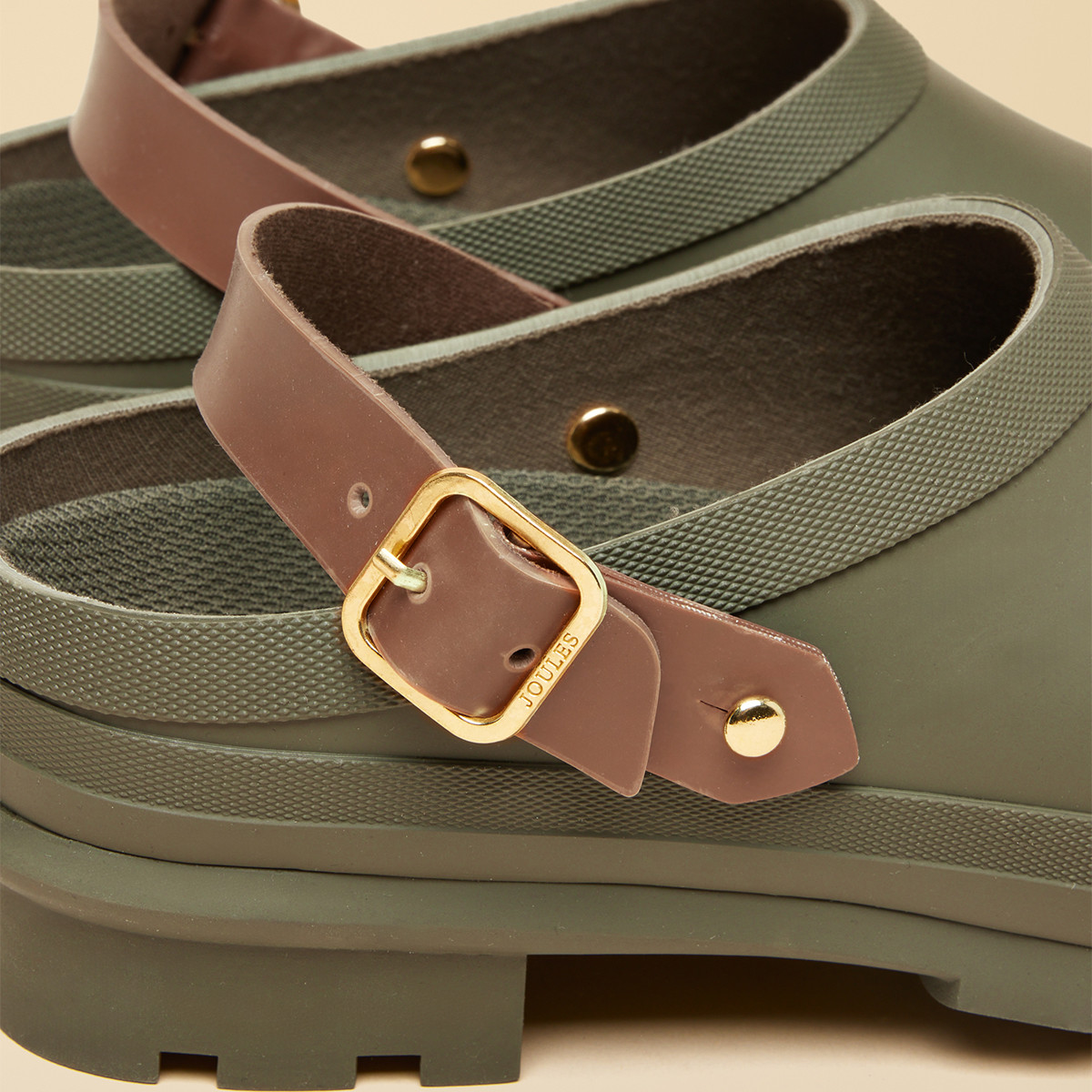 Joules Women's Elbridge Clogs - Khaki Green | Charlies