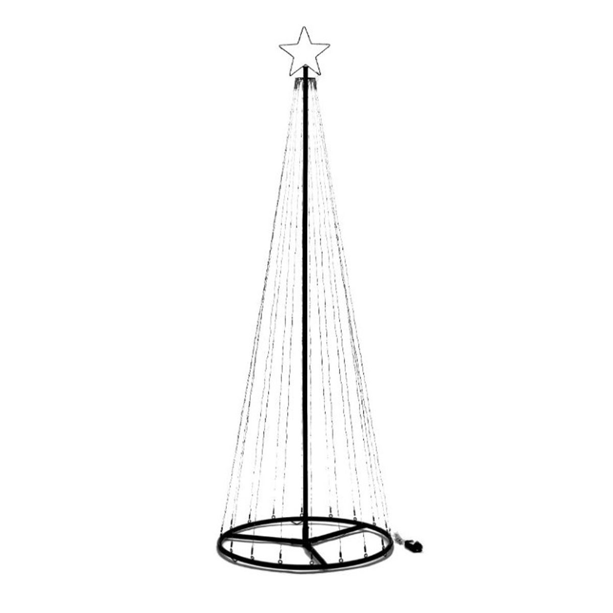Three Kings 1.8m TwinkleTree LED Christmas Light Figure - Warm/Cool ...