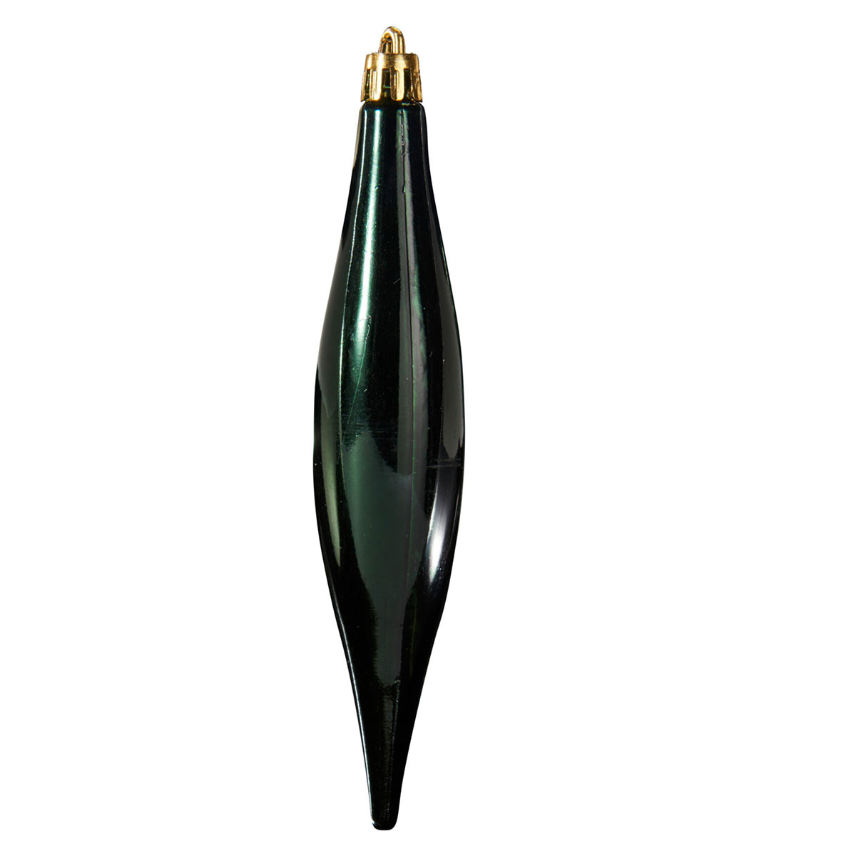 4 Pine Green Shatterproof Icicle Tree Decorations - 15cm | Charlies
