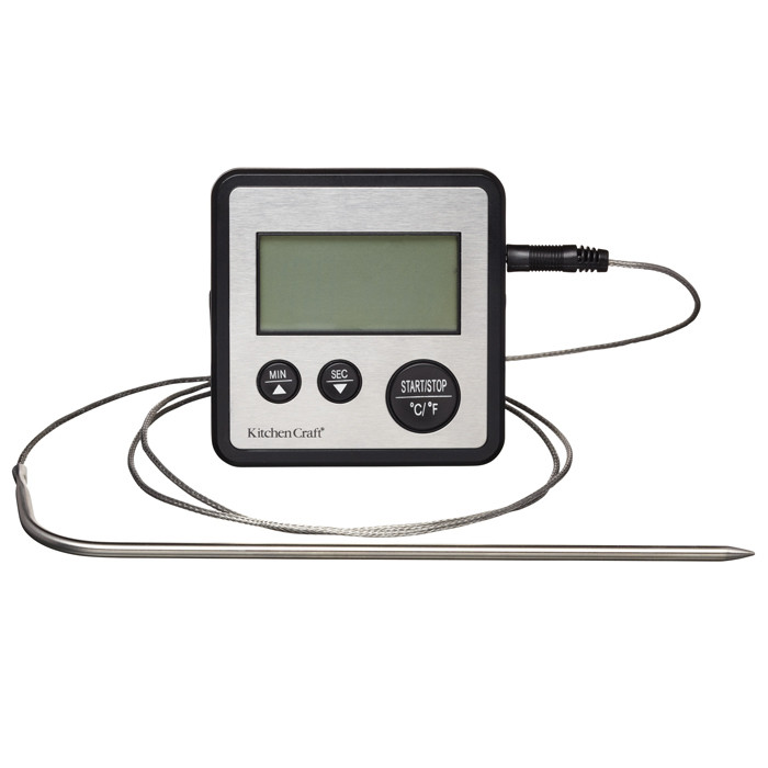Kitchen Craft Digital Cooking Thermometer and Timer | Charlies
