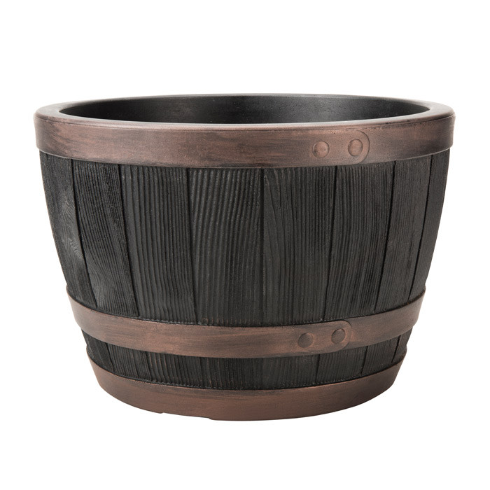 Stewart Garden Blenheim Half Barrel Planter - Copper | Charlies