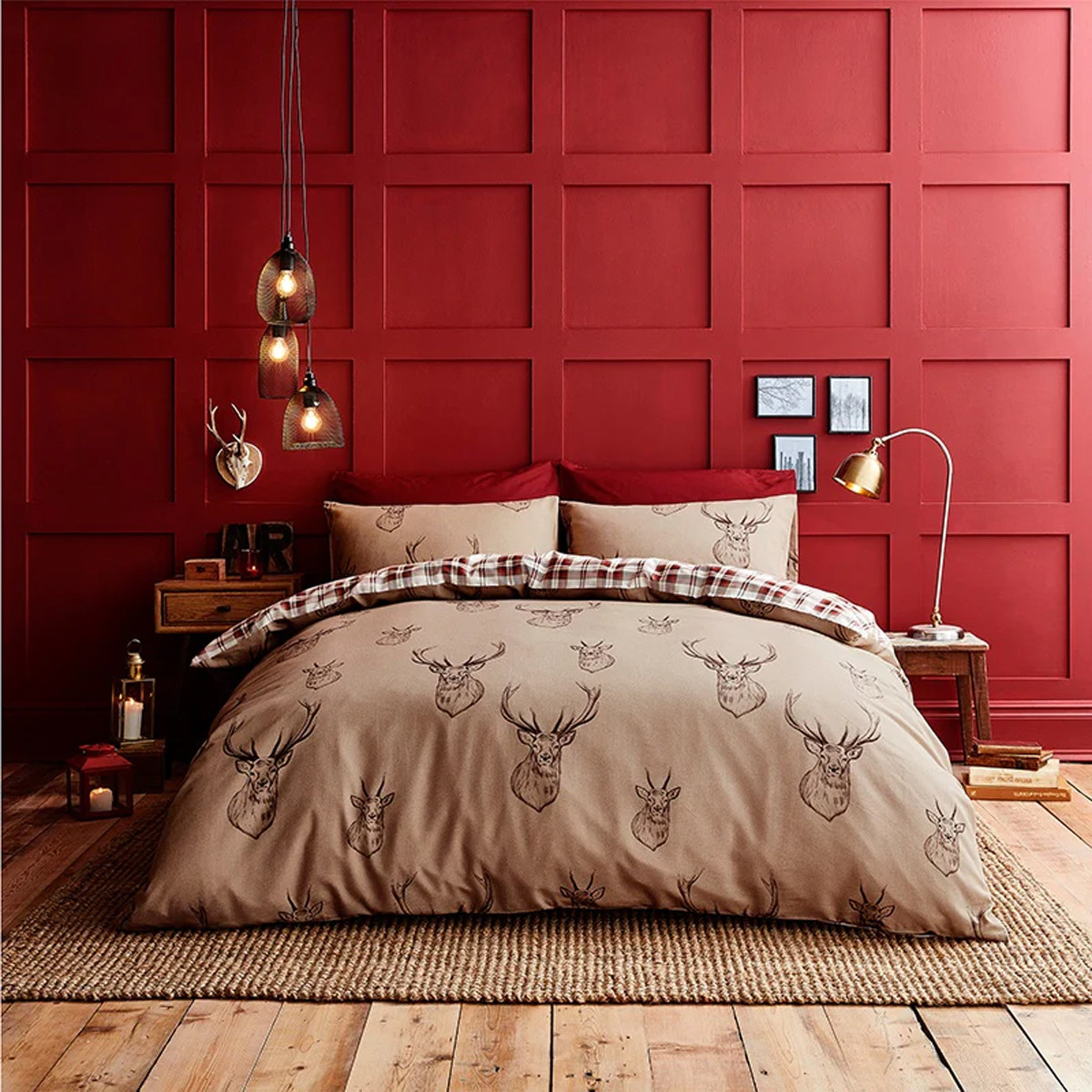 Catherine Lansfield Stag Bedding Set - Beige | Charlies