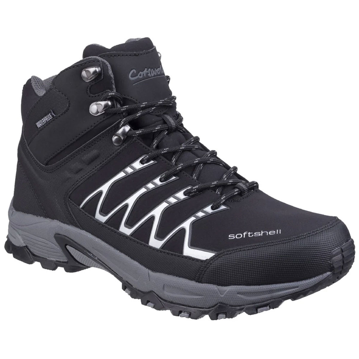 Cotswold Men's Abbeydale Mid Walking Boots - Black | Charlies