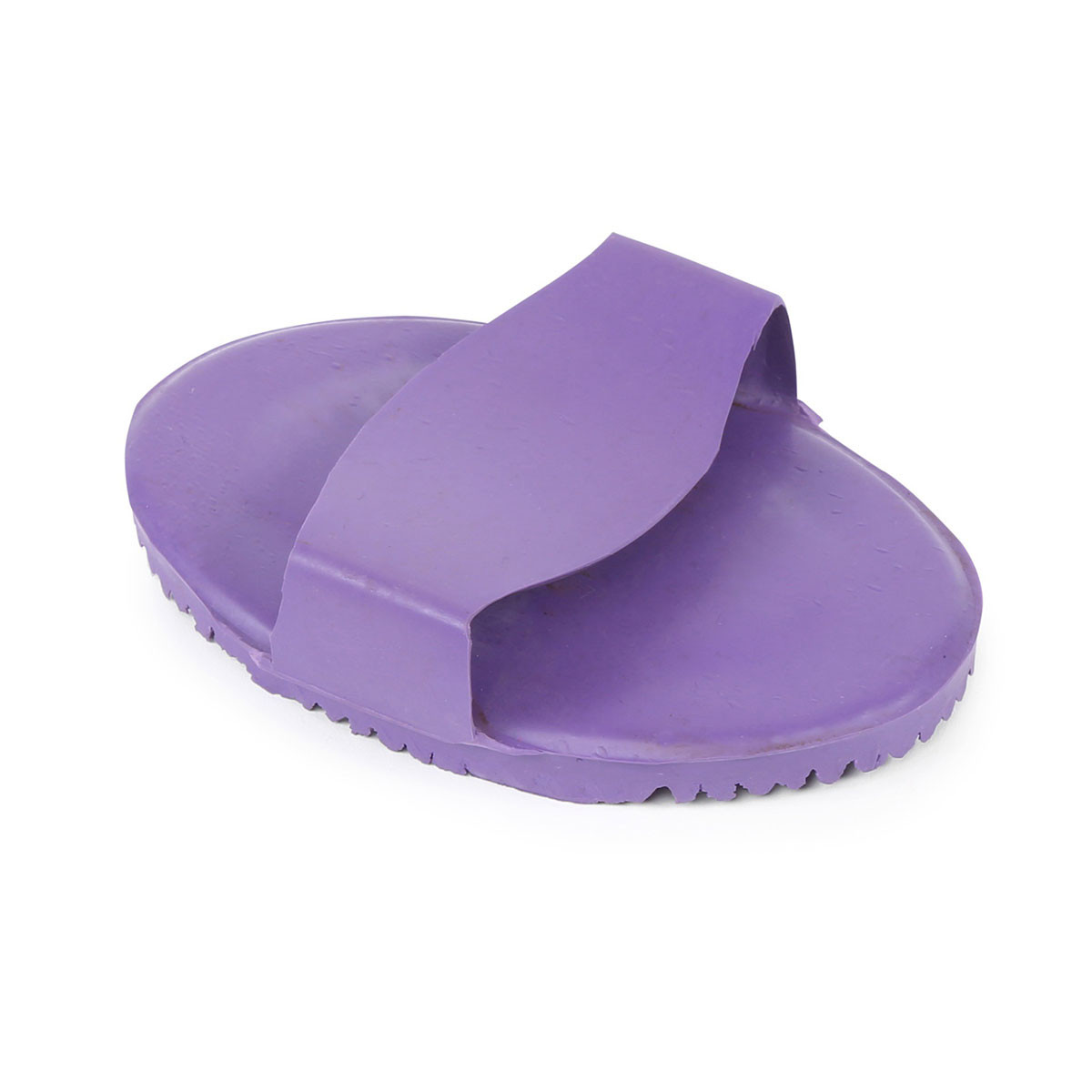 Ezi-Groom Rubber Curry Comb-Purple