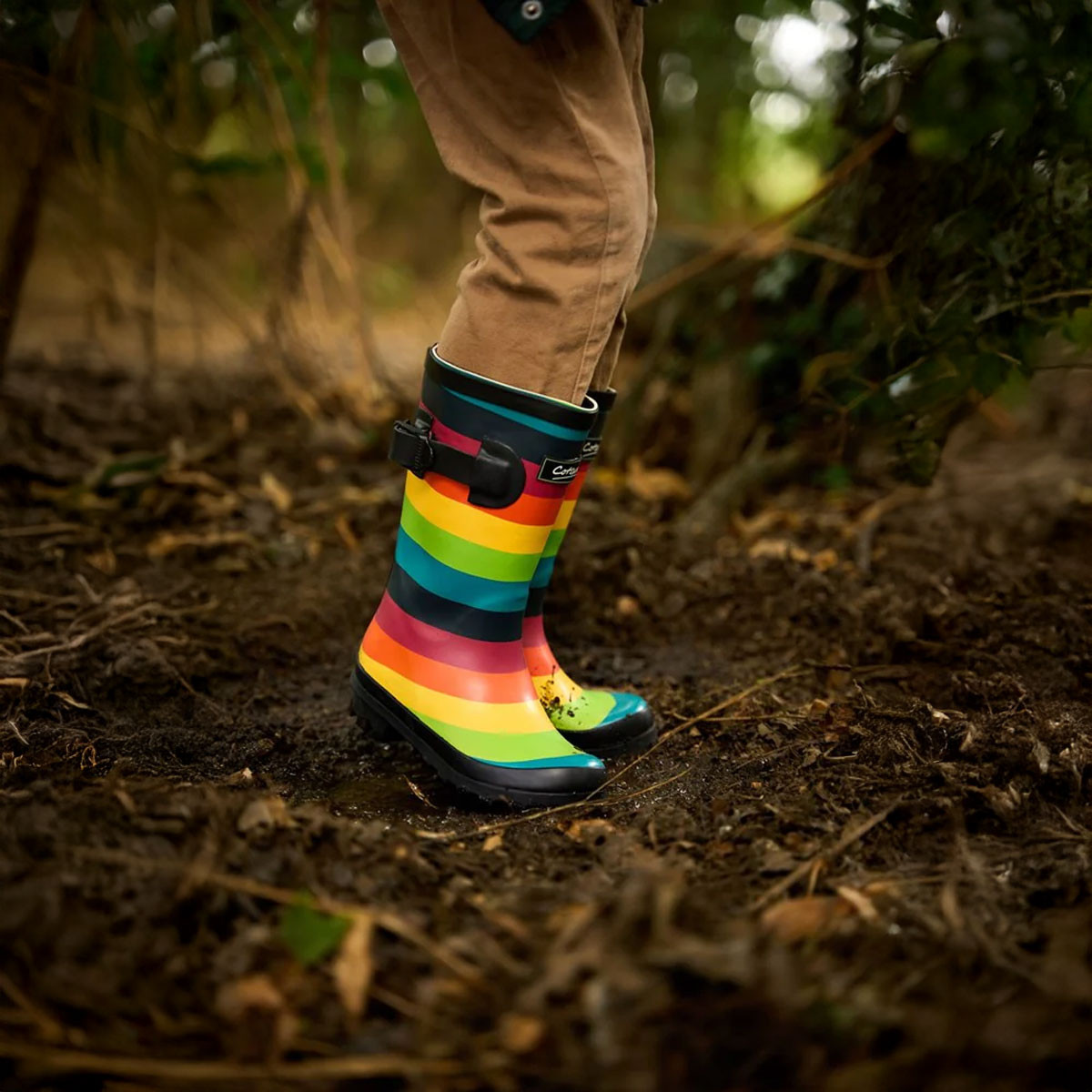 Cotswold Children's Rainbow Wellington Boots | Charlies