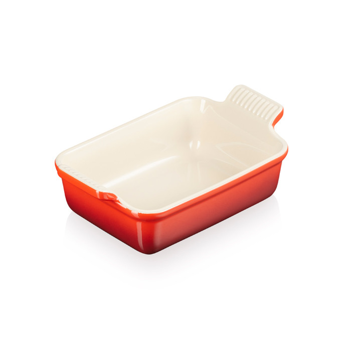 Le Creuset Stoneware Deep Rectangular Dish - Cerise