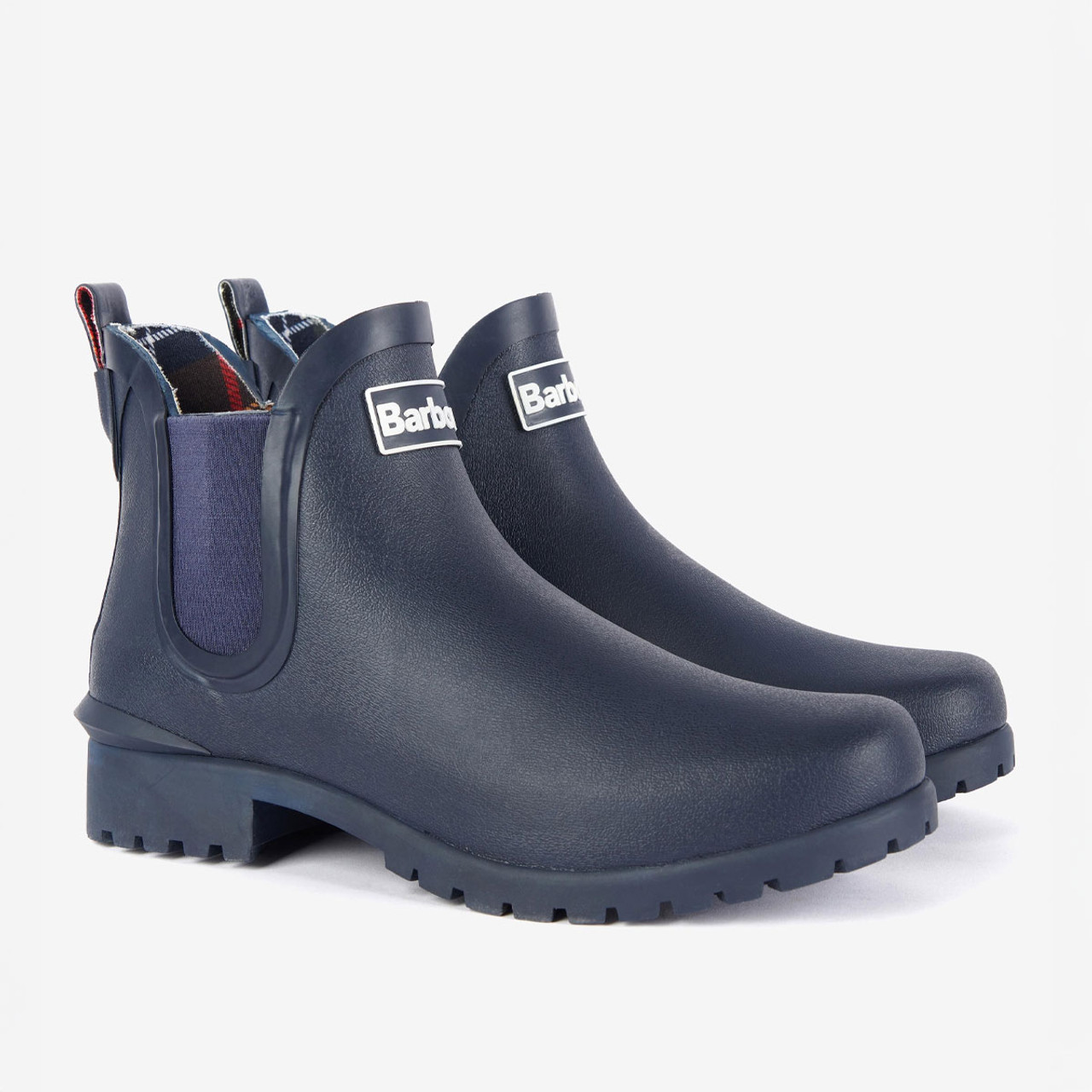 Barbour navy boots store