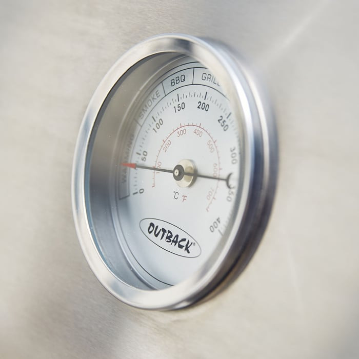 Outback Jupiter 6 Burner Hybrid Stainless Steel Barbecue with Free ...