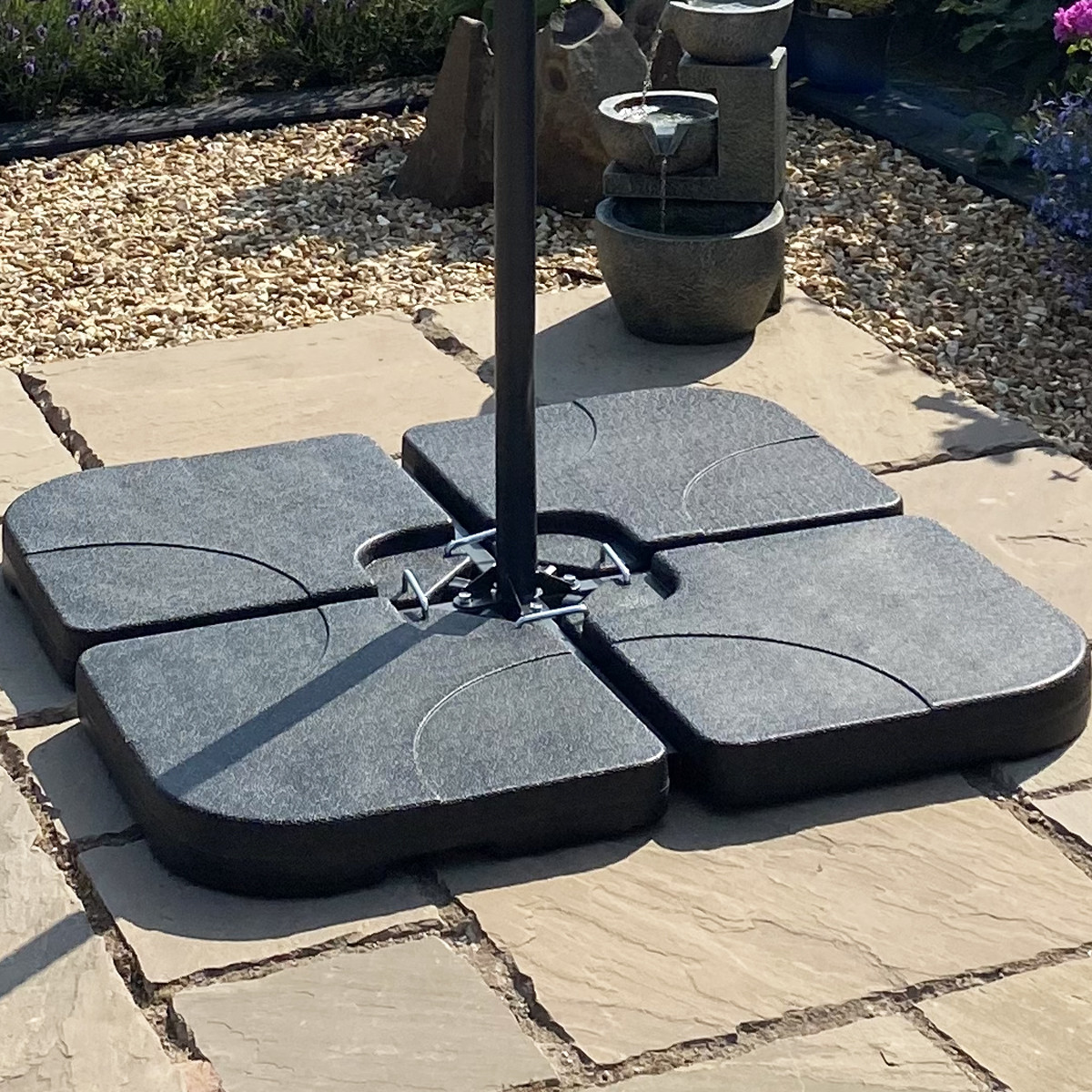 4-Piece 15L Cantilever Parasol Base | Charlies