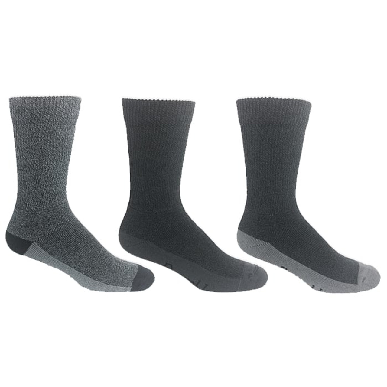 Bramble Pack Of 3 Grey Mix All Terrain Socks Charlies