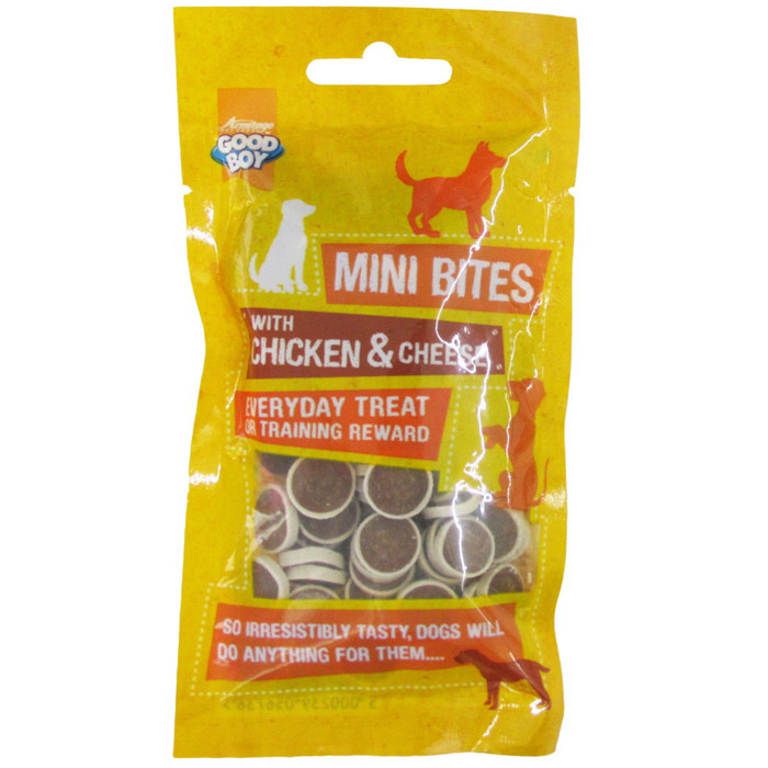 Good Boy Mini Bites Chicken and Cheese – 70g | Dogs Treats & Health ...