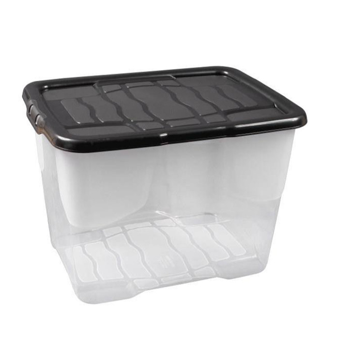 Strata 24L Curve Clear Plastic Storage Box with Lid | Charlies