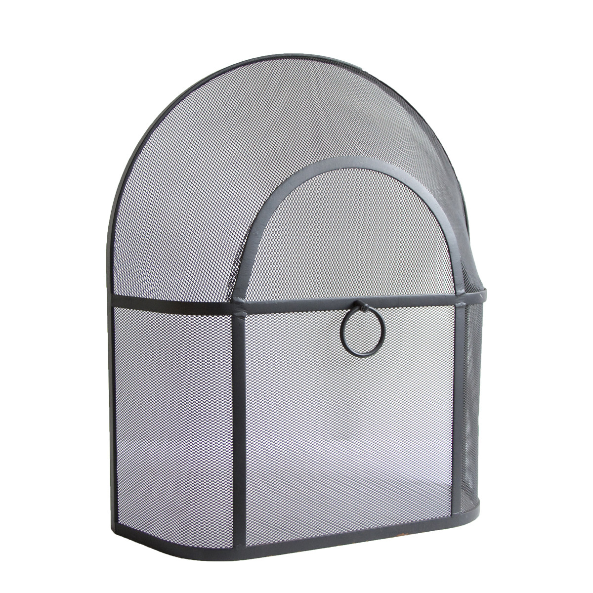 Mansion Curved Fire Guard - Black | Charlies