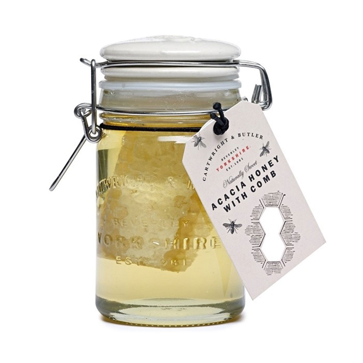 Cartwright & Butler Acacia Honey with Comb | Food Gifts | Christmas ...
