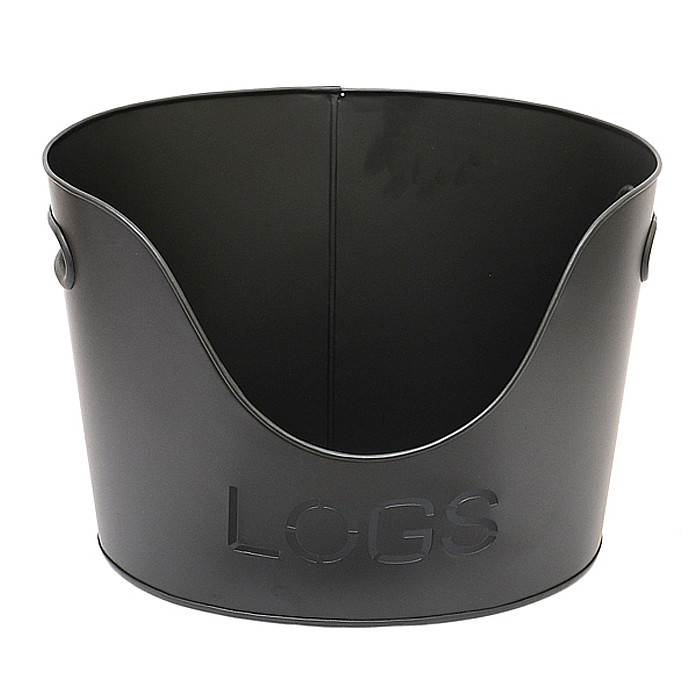 Mansion Steel Log Bucket | Charlies
