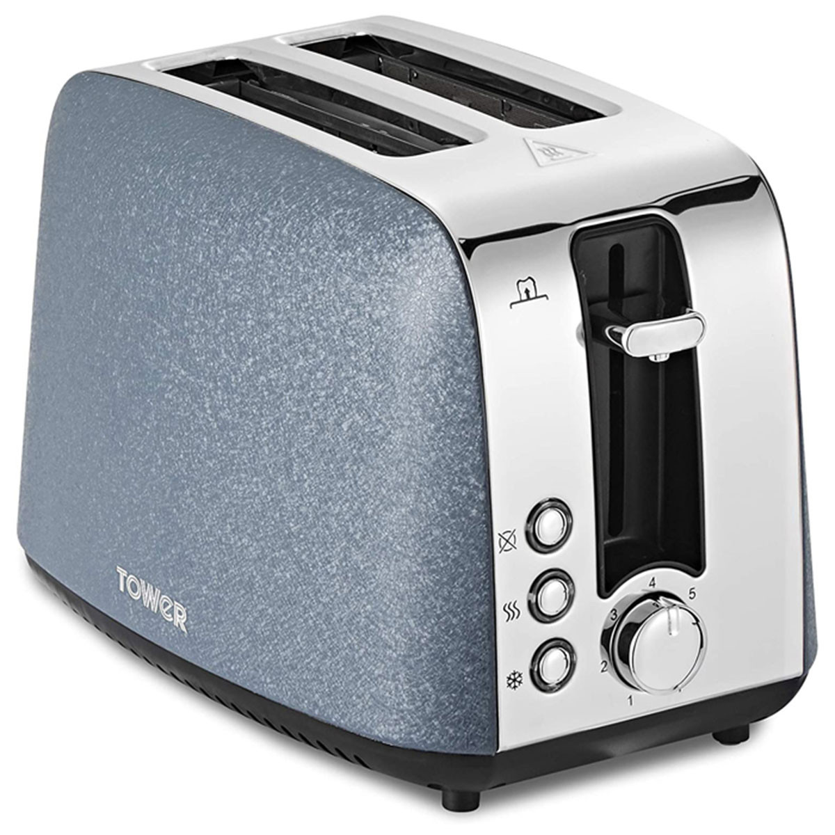 Tower 2 Slice Ice Diamond Toaster – Blue | Charlies